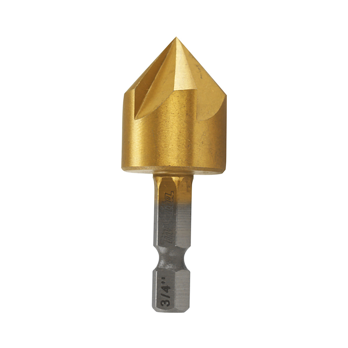 Makita - 3/4" Tin - HSS CSK Bit 5 Edges 1/4 Hex Shank | () | Makita ...