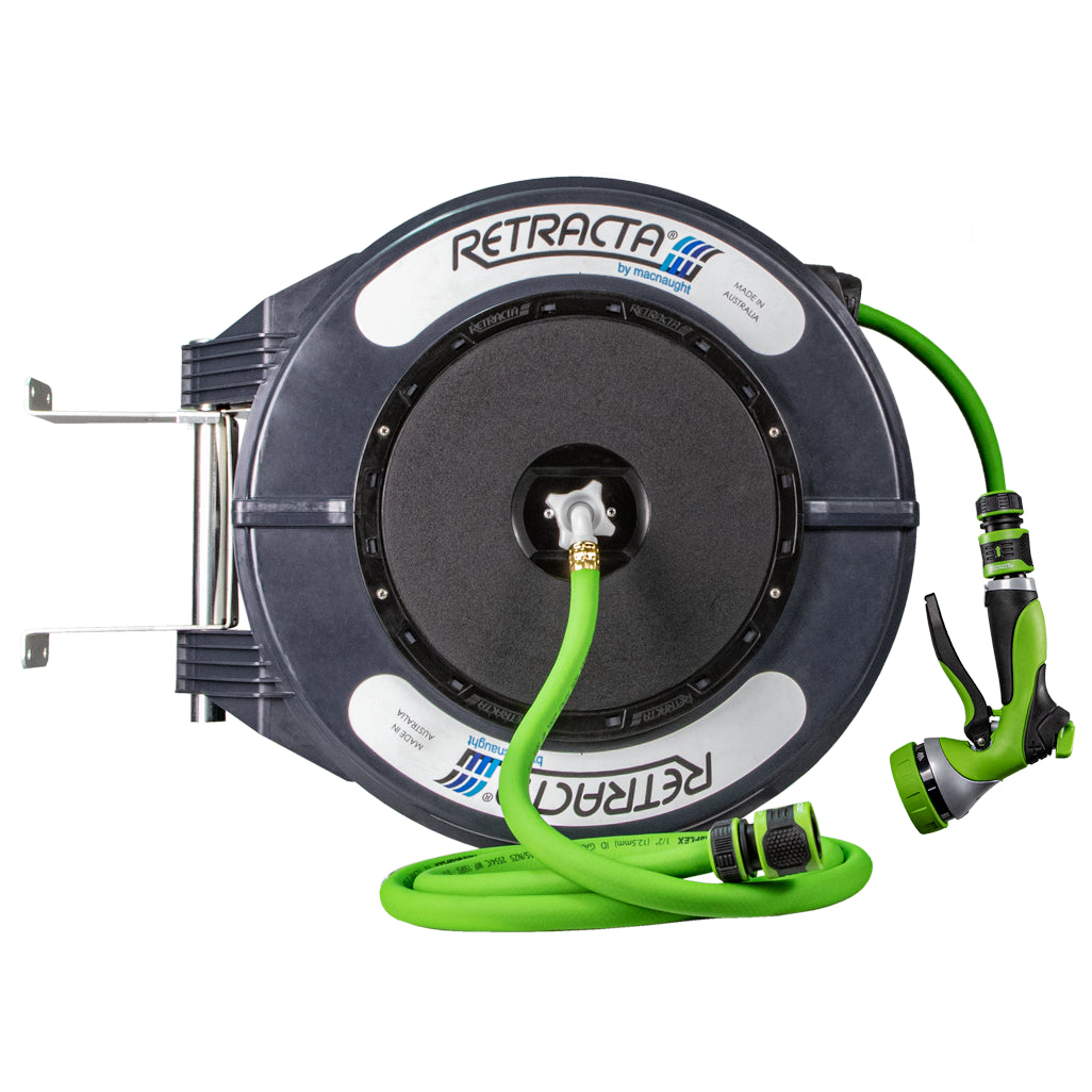 Macnaught - Charcoal, 25M Garden Retracta Reel, DR425D-03 – Industrial Shed