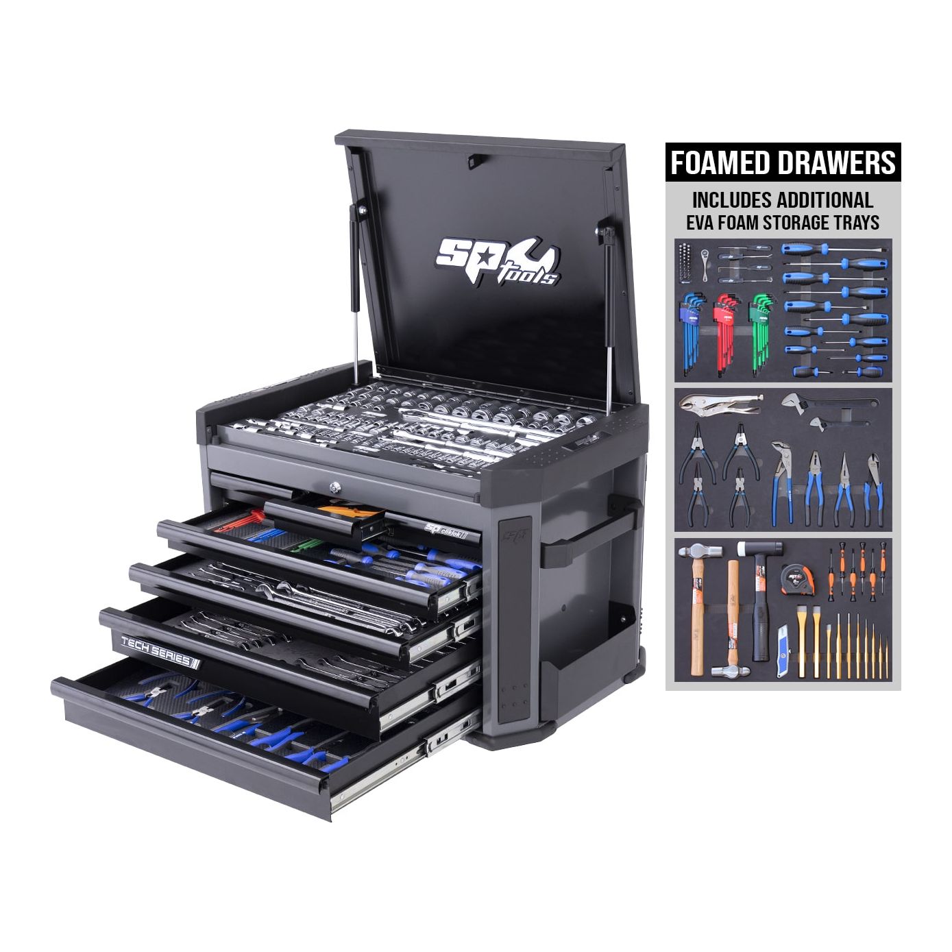 SP Tools - Toolkit 335pc Metric/Sae - Tech Series 7 Dra () | SP Tools ...