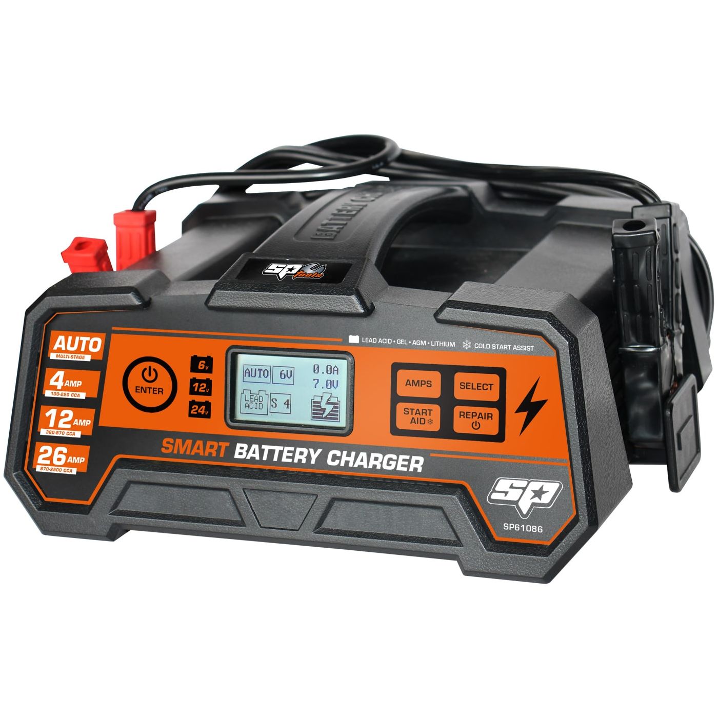 SP Tools - Battery Service - Charger 4,12 & 26 Amp 8 St () | SP Tools ...